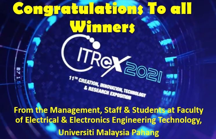 FTKEE UMP - Congratulations to all Citrex 2021 Winners