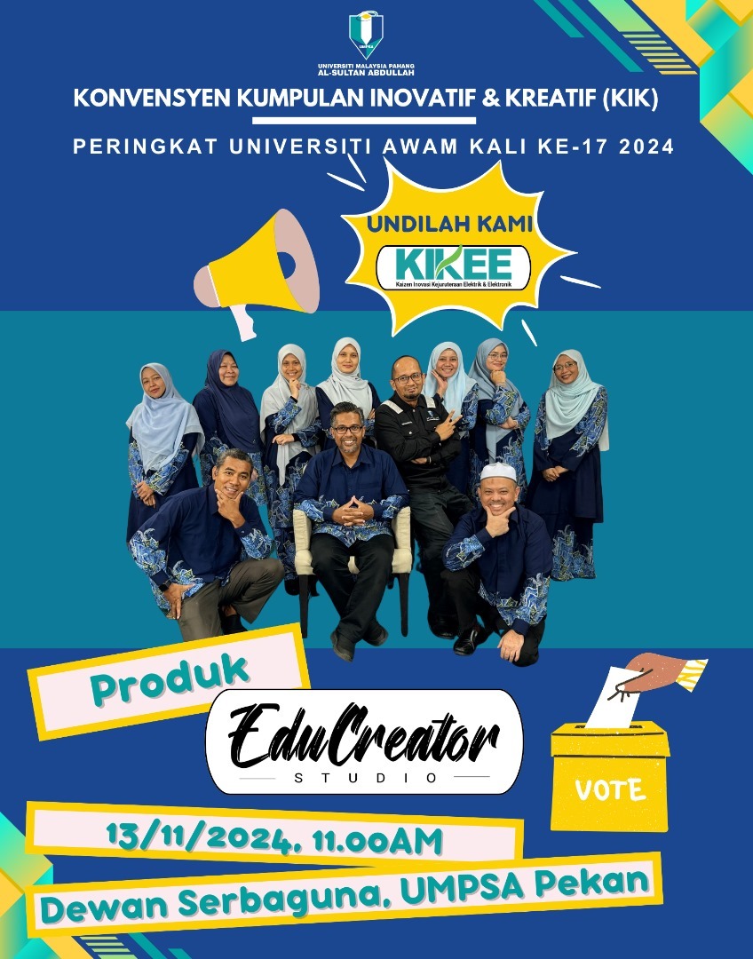FTKEE UMP - Jangan Ketinggalan Saksikan KIKEE Dan Undi Kami!!