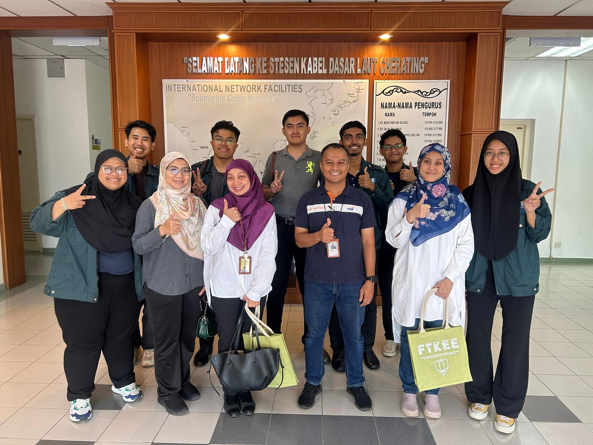 FTKEE UMP - FTKEE Visit to TM Cherating – Submarine Cable Station by ...